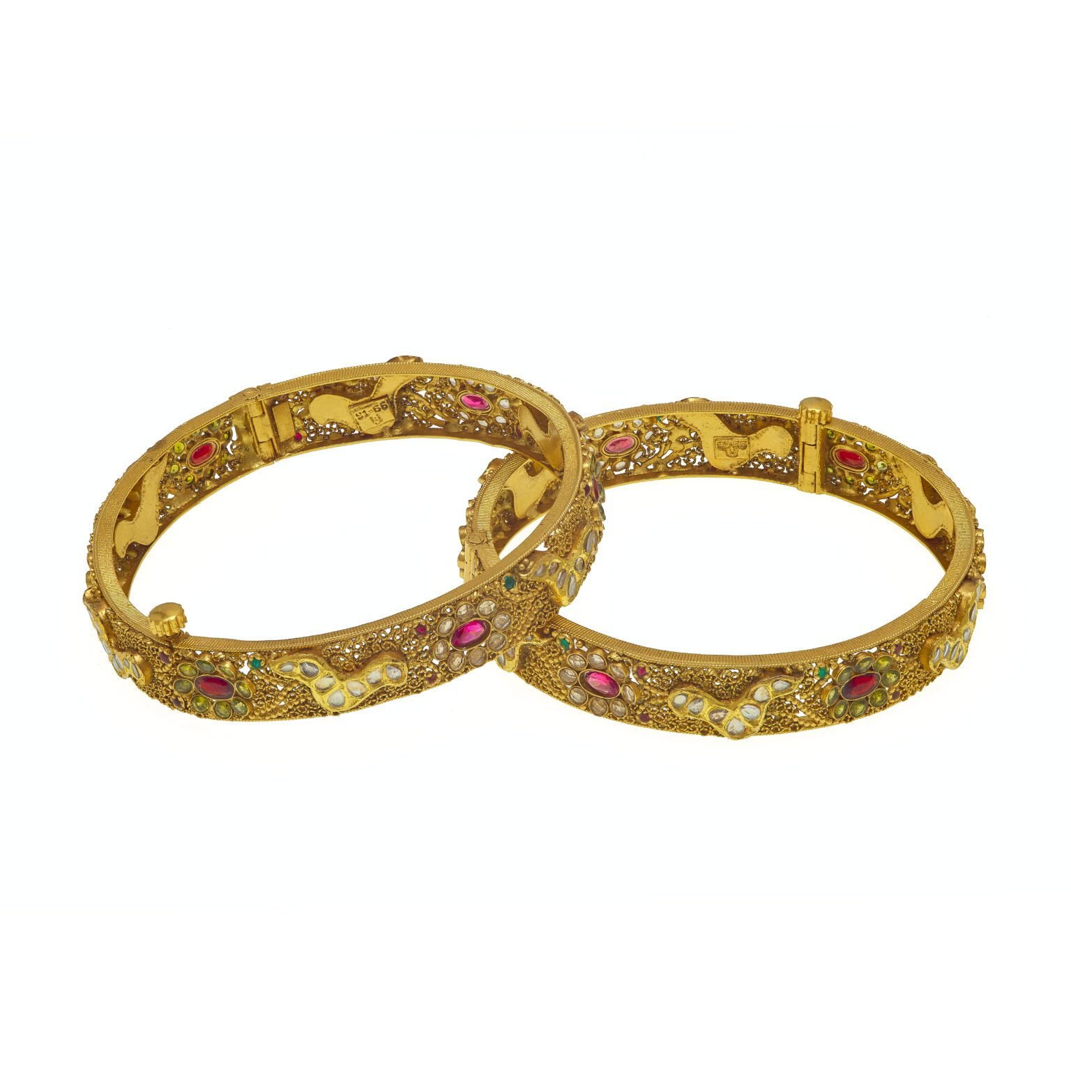 Gold Kadas - Sona Jewelers